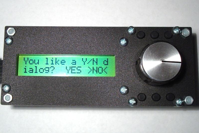 phi-panel backpack 16X2 rotary encoder keypad front YN dialog | LiuDr ...